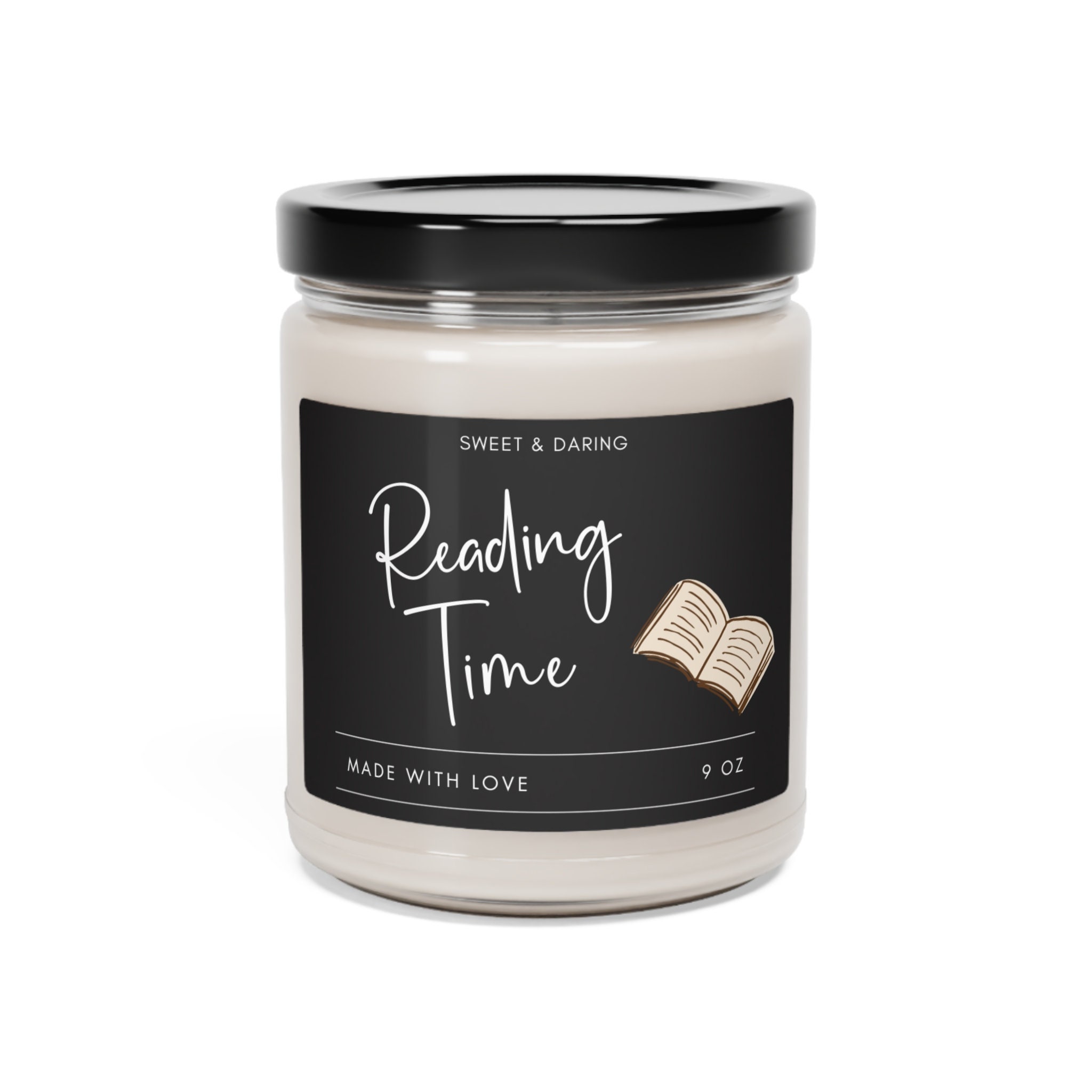 Reading Time Candle, Book Lovers Gift, Book Lovers Club Gift, Reading ...