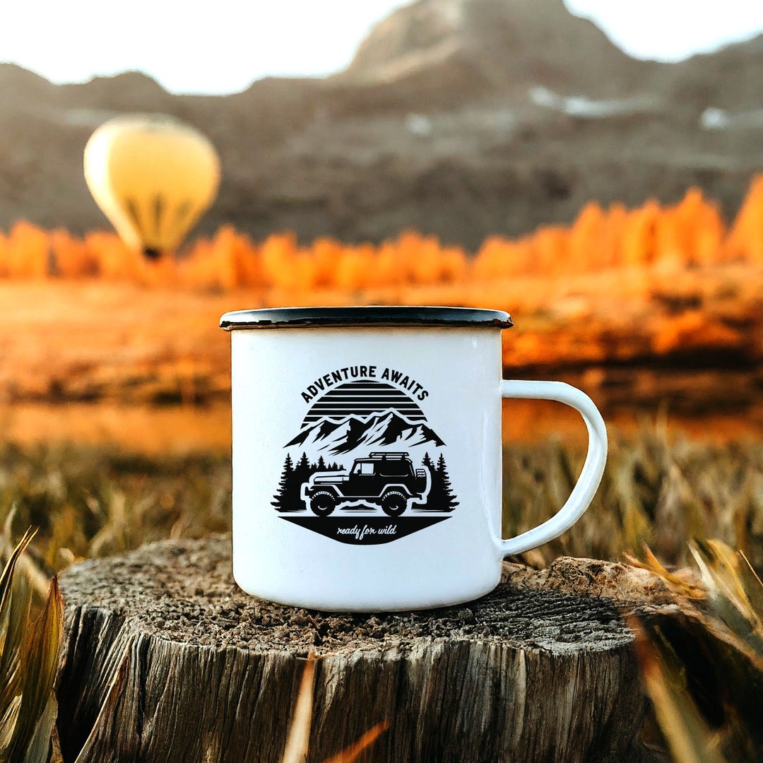 Outdoor Mug,enamel Mug,camping Mugoutdoor Gift,travel Mug,hiking Mug ...
