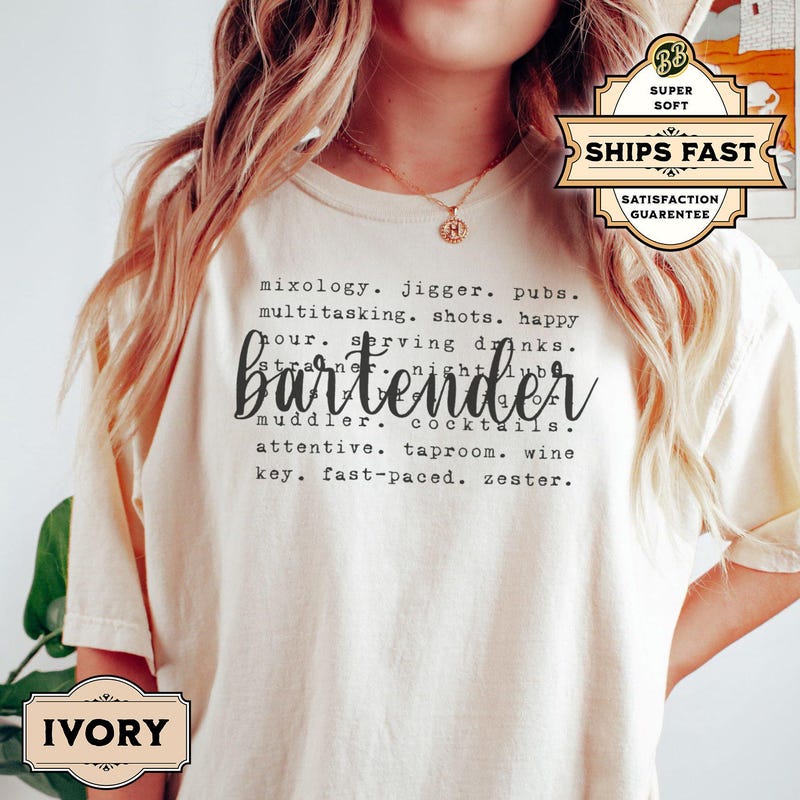 Bartender Shirts - Etsy