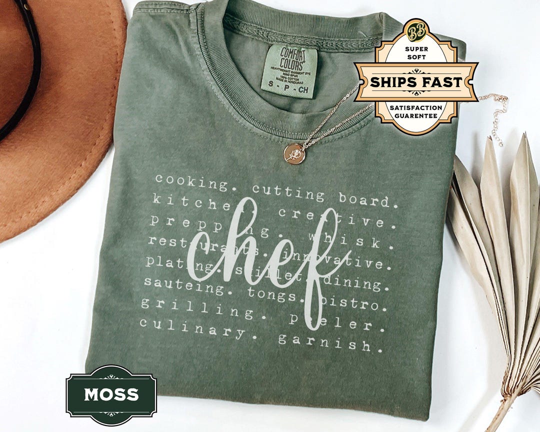 Cute Chef Shirt, Cool Chef T-shirt, Chef Gift, Cooking Shirt for ...