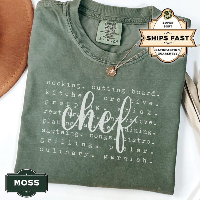 Culinary T Shirt - Etsy