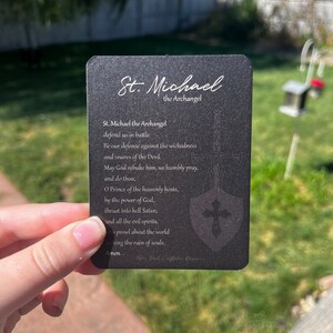 St. Michael the Archangel Prayer Card 3x4 - Etsy