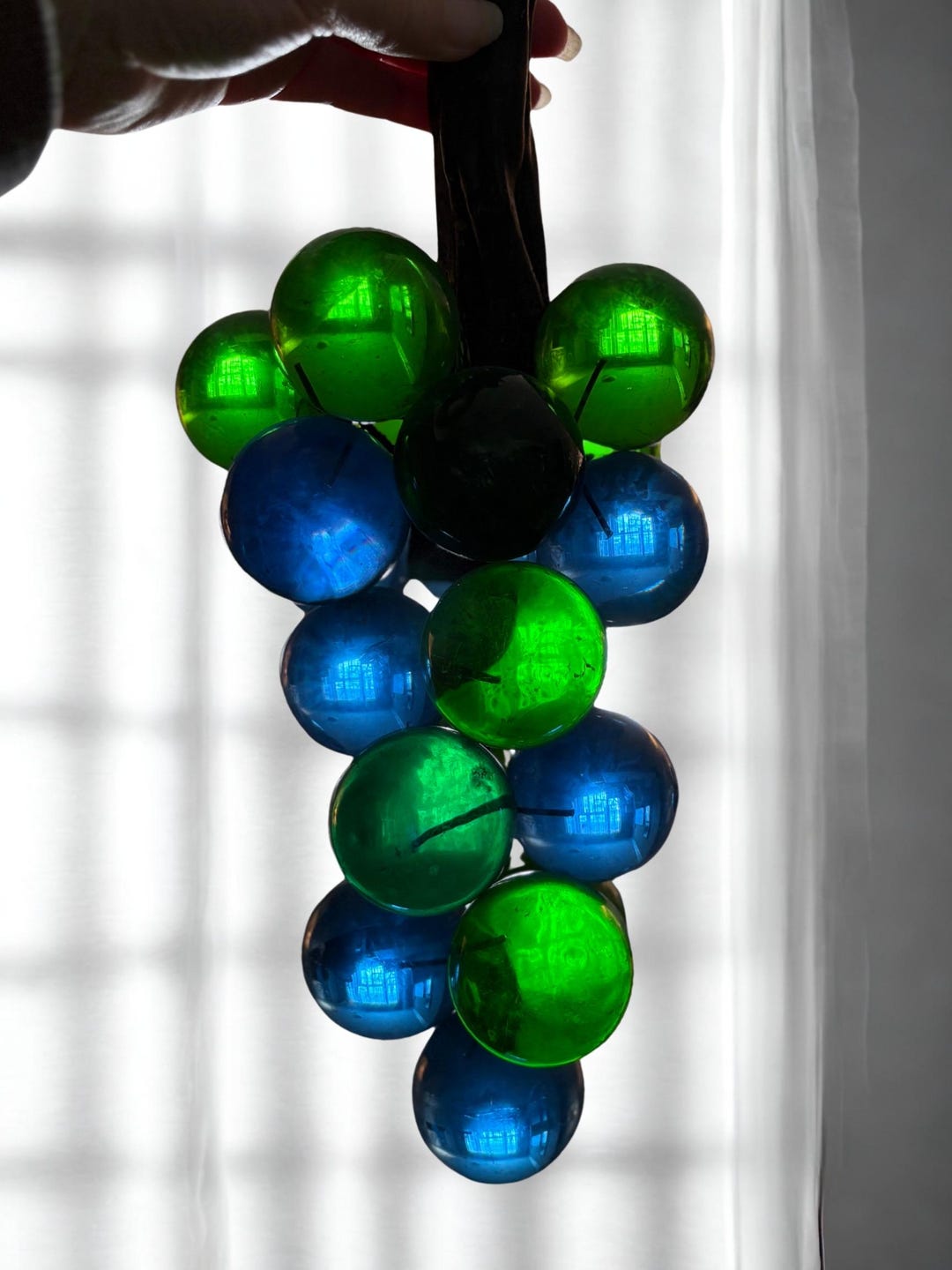70s Lucite Grapes Acrylic Spheres Mormon - Etsy