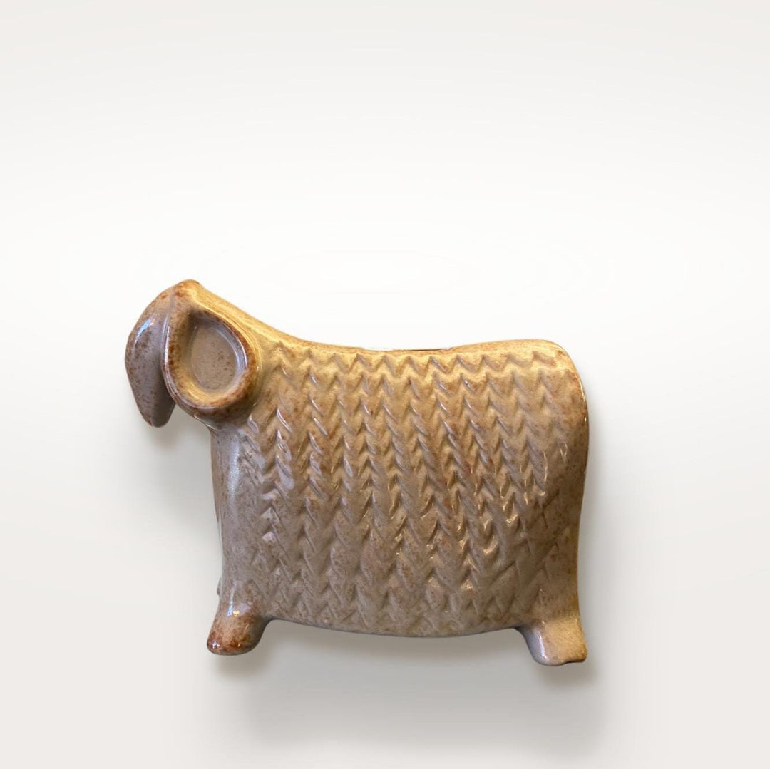 Rare Yusuke Aida Japan Figure Chubby Ram Sheep Vintage Mid Century ...