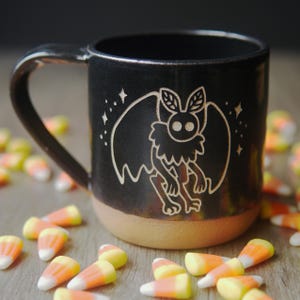 Mothman Mug - Classic Horror Monster Halloween Pottery - Etsy