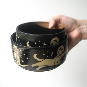 Astronaut Space Cats Bowl Handmade Celestial Pottery - Etsy