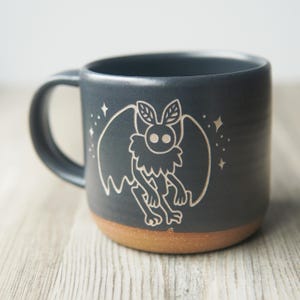 Mothman Mug - Classic Horror Monster Halloween Pottery - Etsy