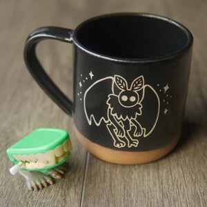 Mothman Mug - Classic Horror Monster Halloween Pottery - Etsy