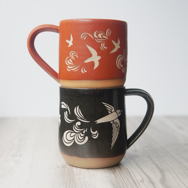 Bird Mug - Etsy