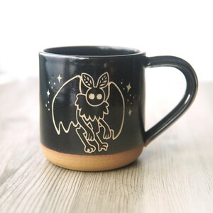 Mothman Mug - Classic Horror Monster Halloween Pottery - Etsy