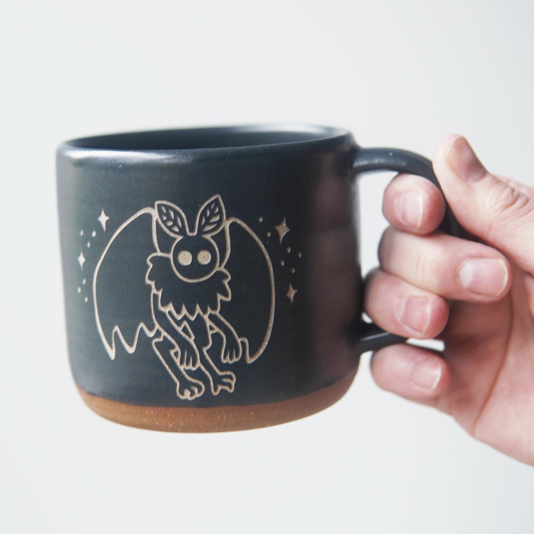 Mothman Mug - Classic Horror Monster Halloween Pottery - Etsy