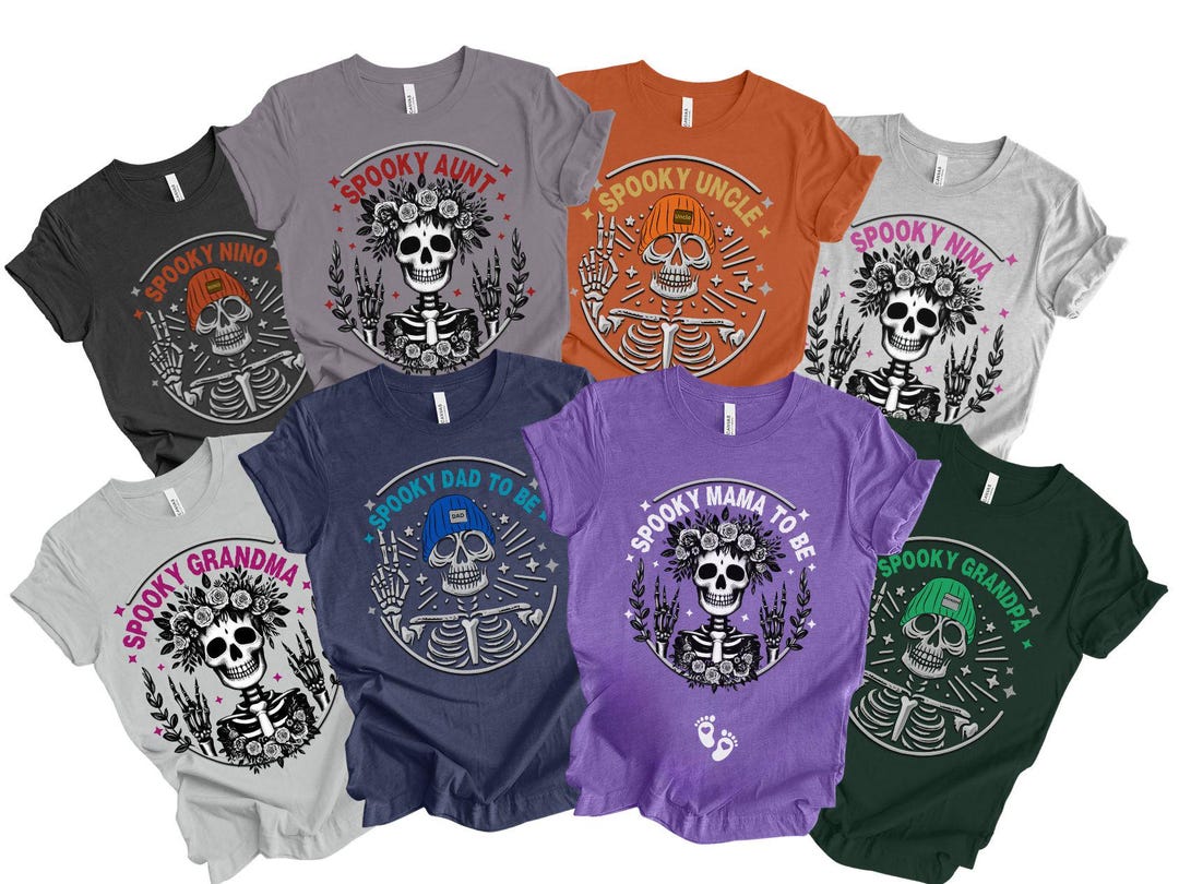 Skeleton Pregnancy Announcement, Halloween Pregnancy Shirts, Matching ...