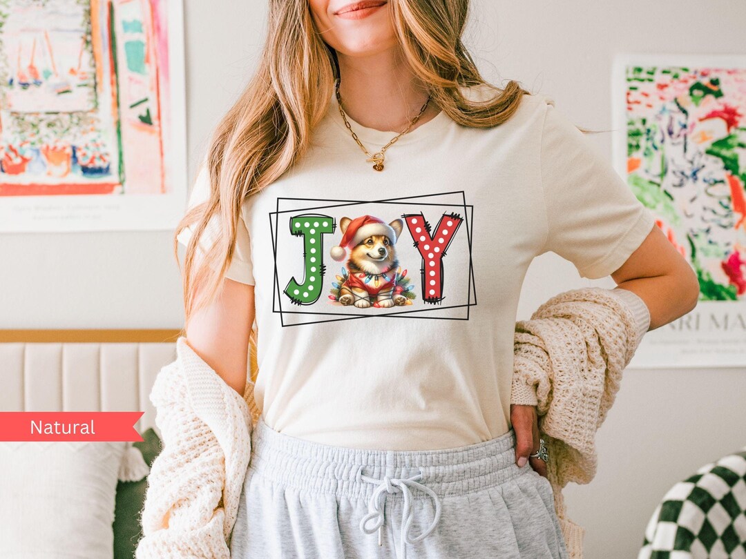 Corgi Christmas Shirt, Christmas Dog Shirt, Christmas Dog Lights Shirt ...