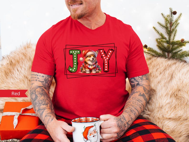 Corgi Christmas Shirt, Christmas Dog Shirt, Christmas Dog Lights Shirt ...