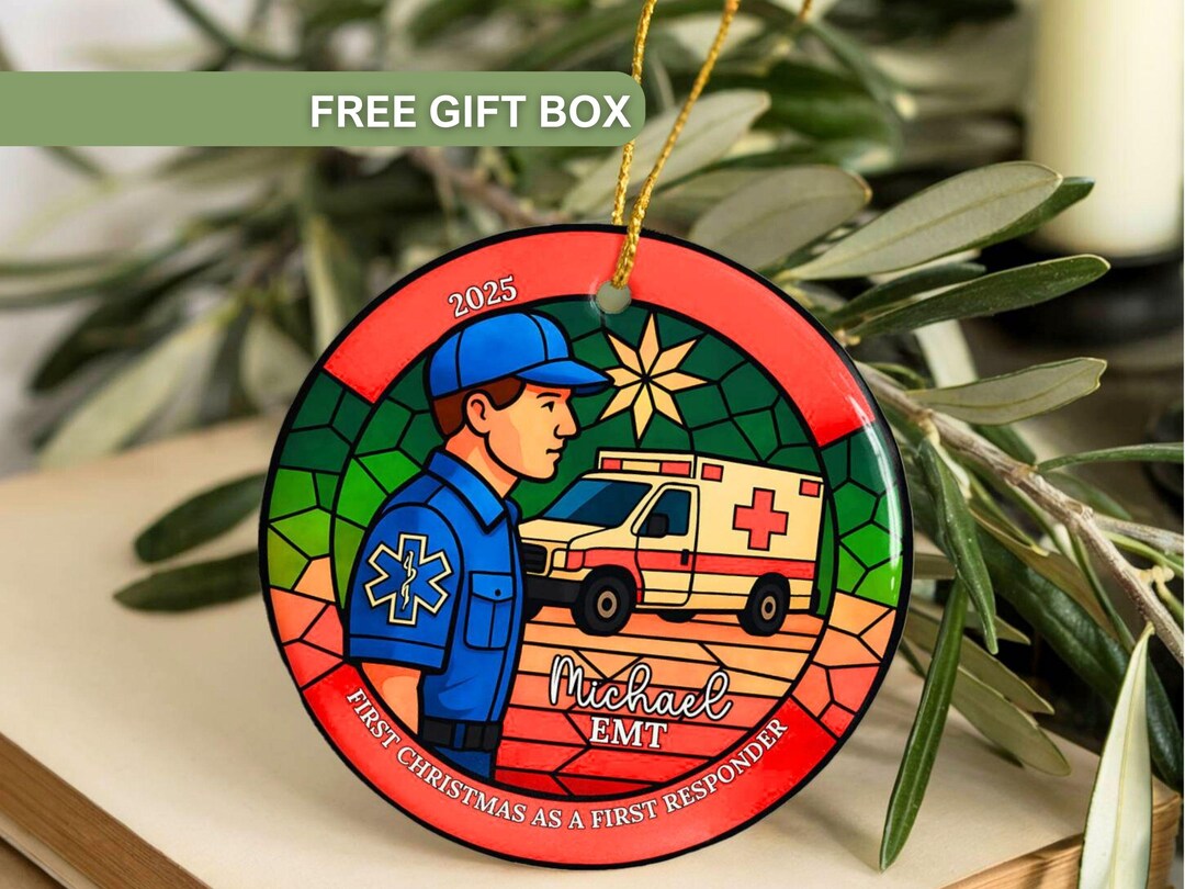 Personalized First Responder Christmas Gift for Paramedic, First ...