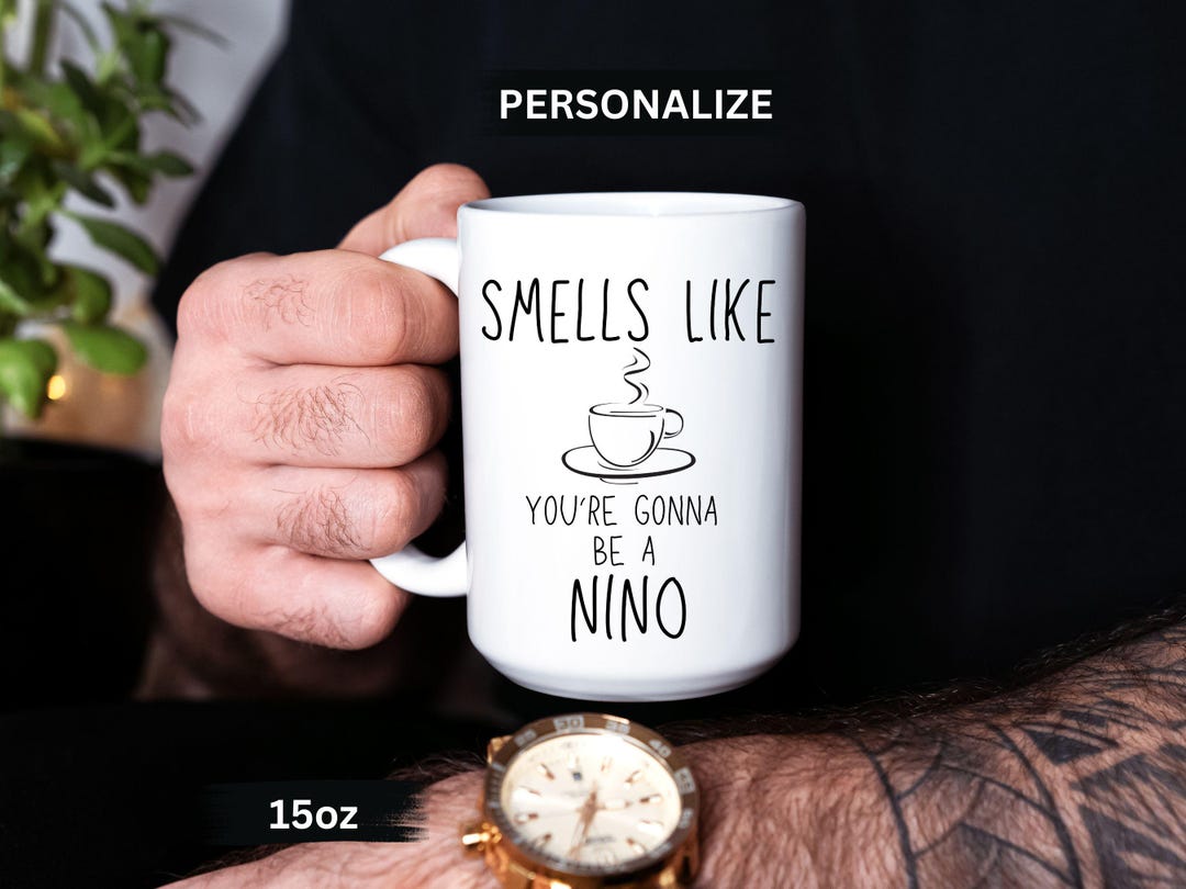 New Nino Mug,personalized Pregnancy Reveal Mug for New Nino and Nina ...