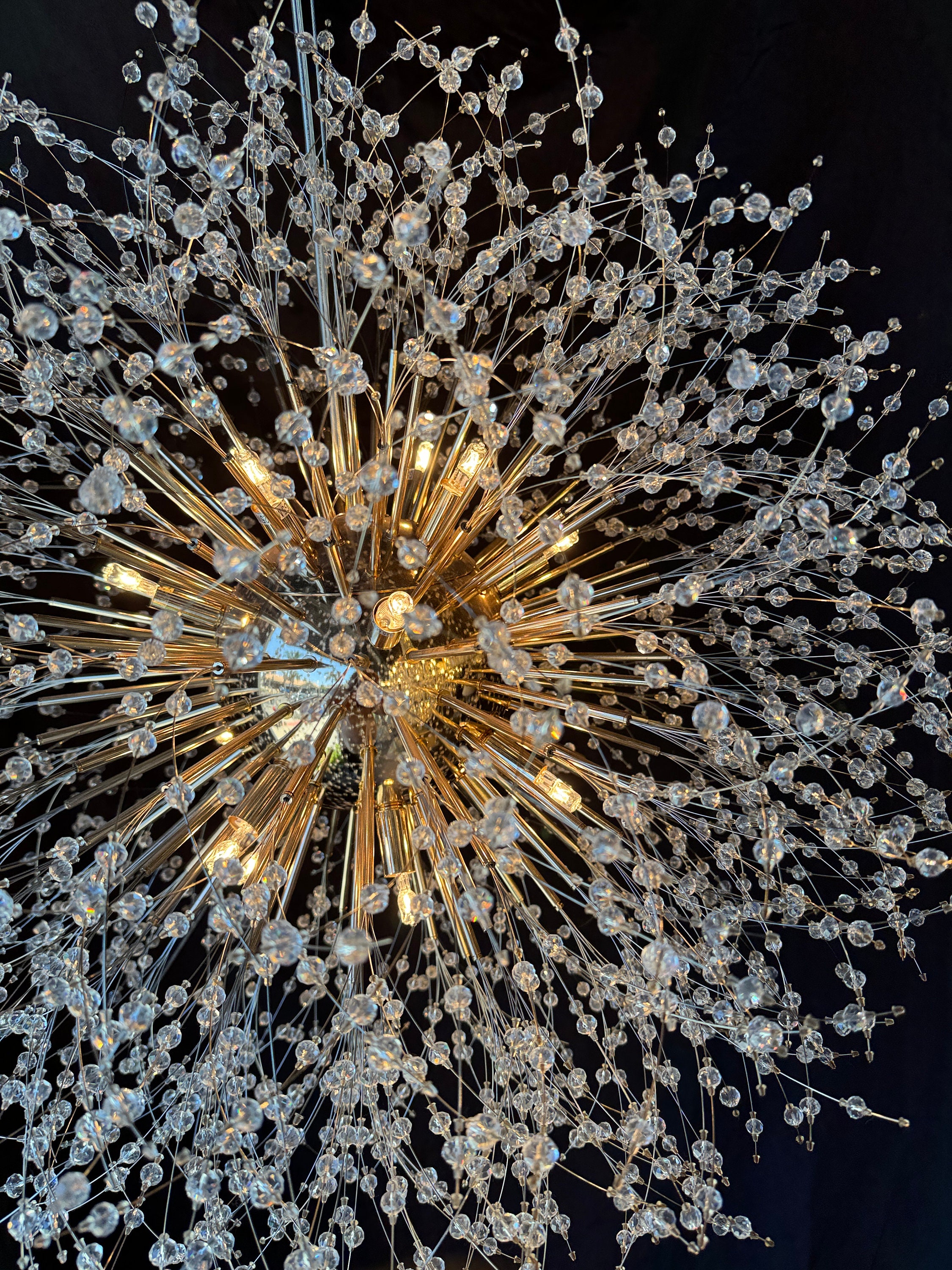 Handcrafted Sputnik Chandelier - Vintage-inspired Mid-century Modern 16 ...