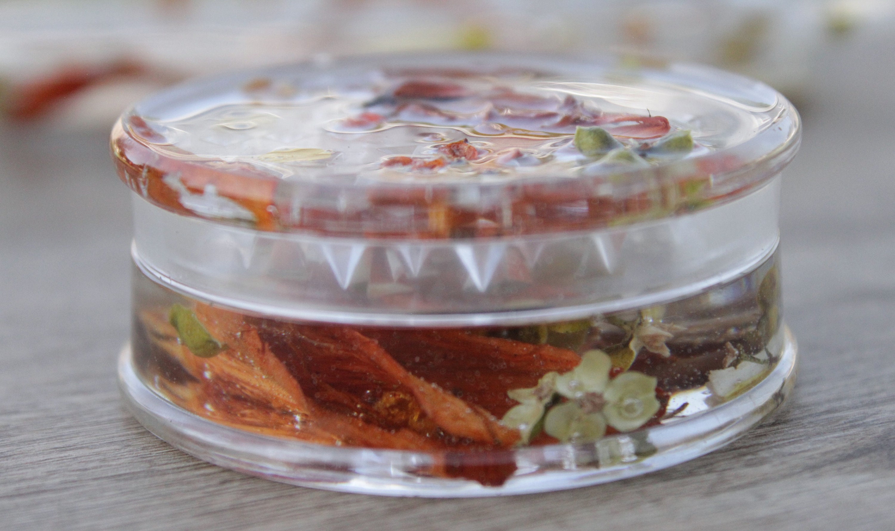 Herb Grinder With Dried Flowers - Etsy