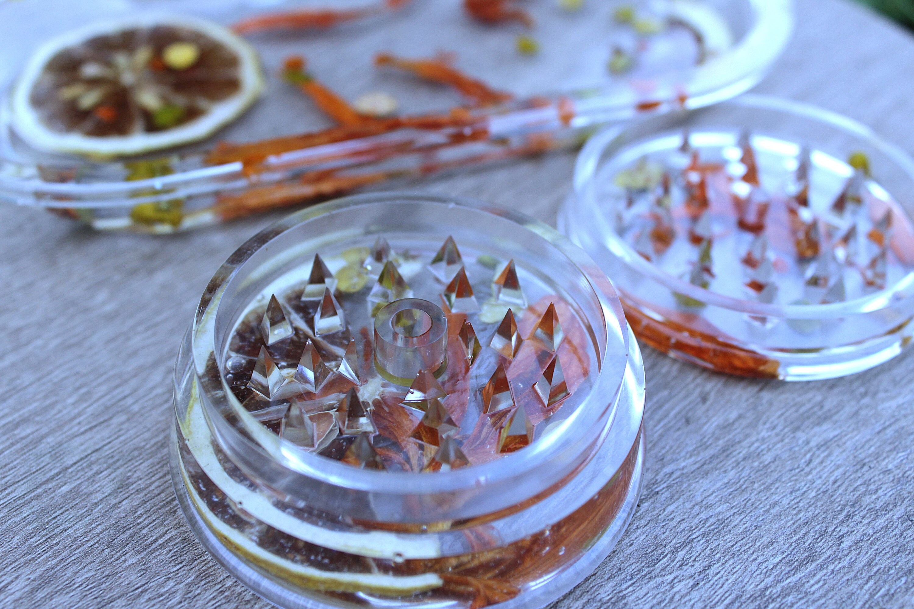 Herb Grinder With Dried Flowers - Etsy