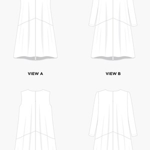 Grainline Studio / Printed Sewing Pattern / Farrow Dress - Etsy