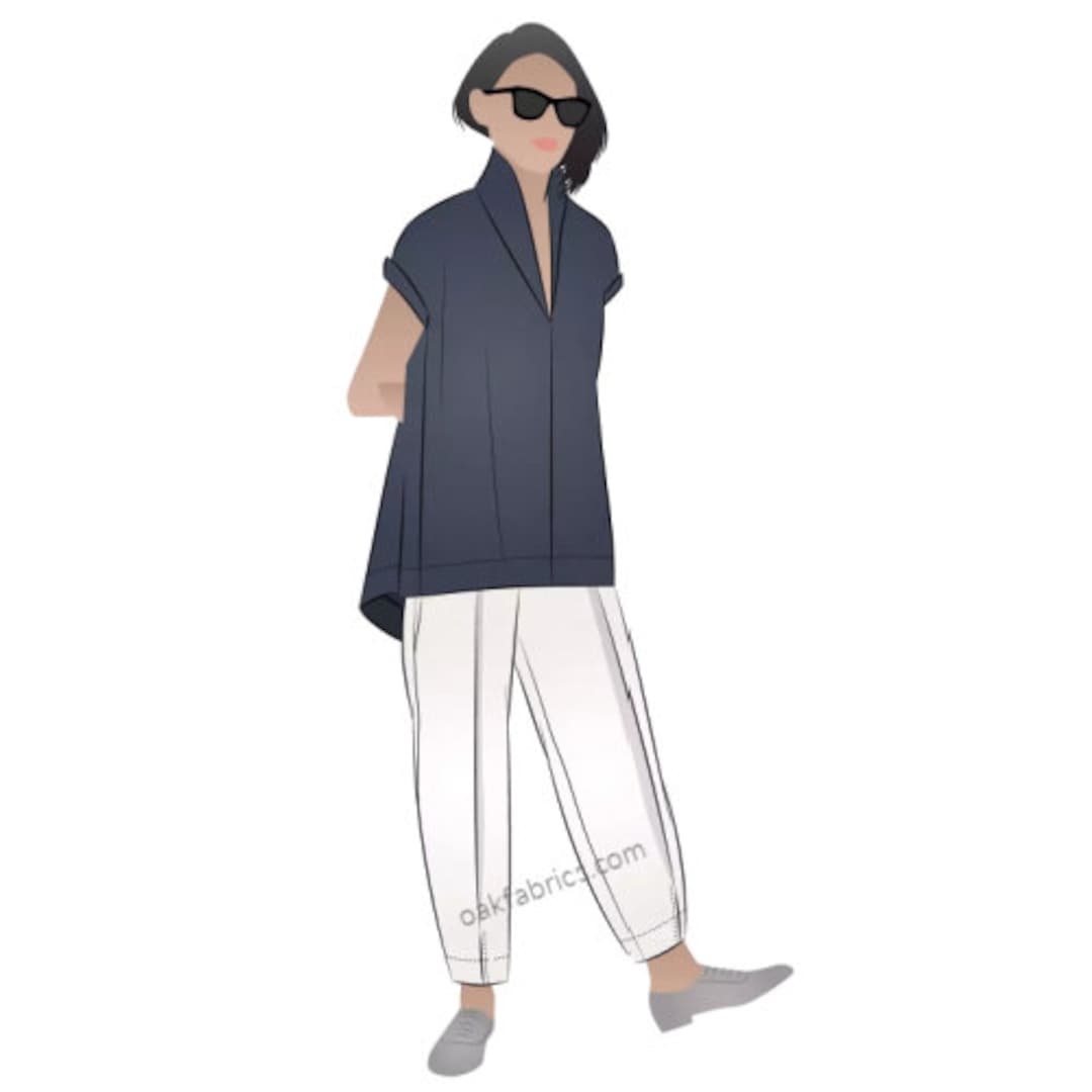 Style Arc / Printed Sewing Pattern / Teddy Top - Etsy