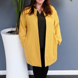 Sew Different / Printed Sewing Pattern / Long Line Jacket - Etsy