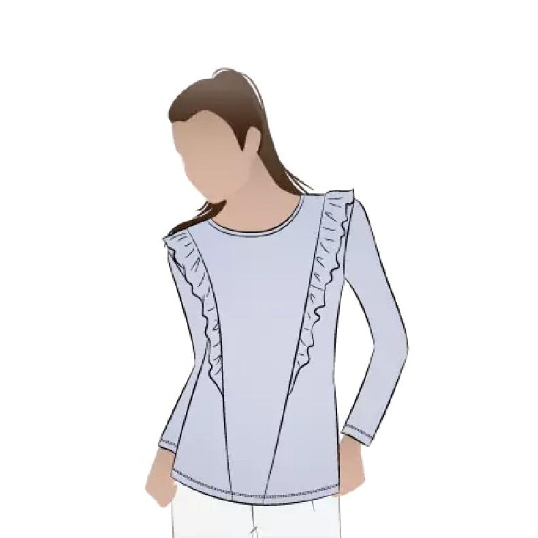 Style Arc / Printed Sewing Pattern / Keely Top - Etsy