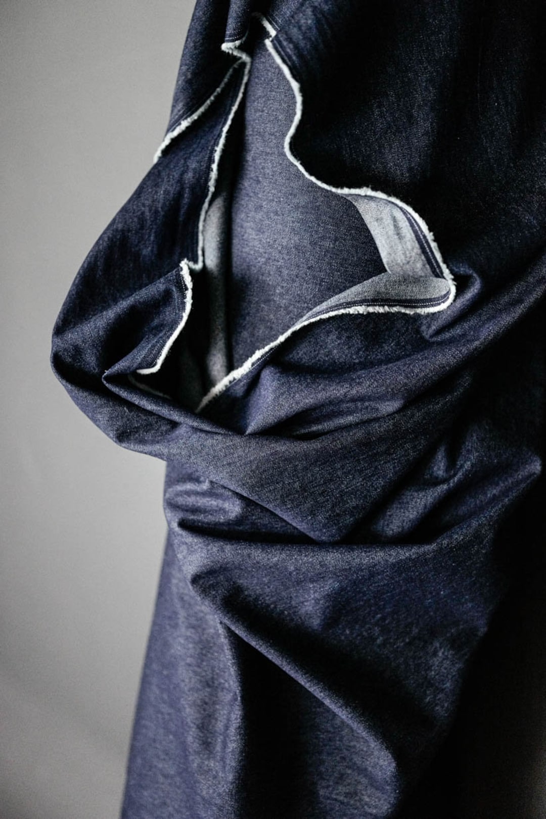 8oz Washed Denim / Dark Blue - Etsy