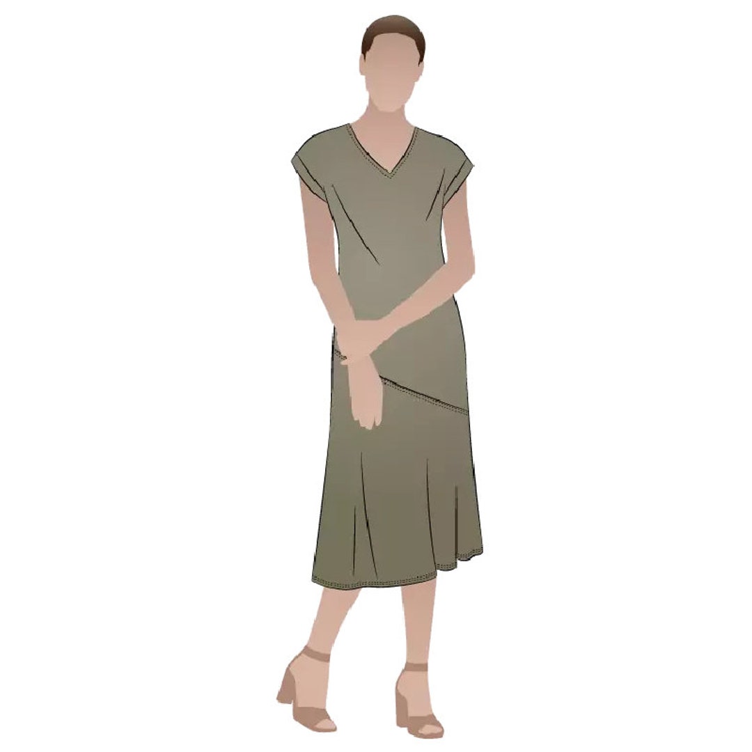 Style Arc / Printed Sewing Pattern / Doreen Dress - Etsy