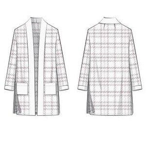 Sewing Workshop / Printed Sewing Pattern / Ikina Two Jacket - Etsy