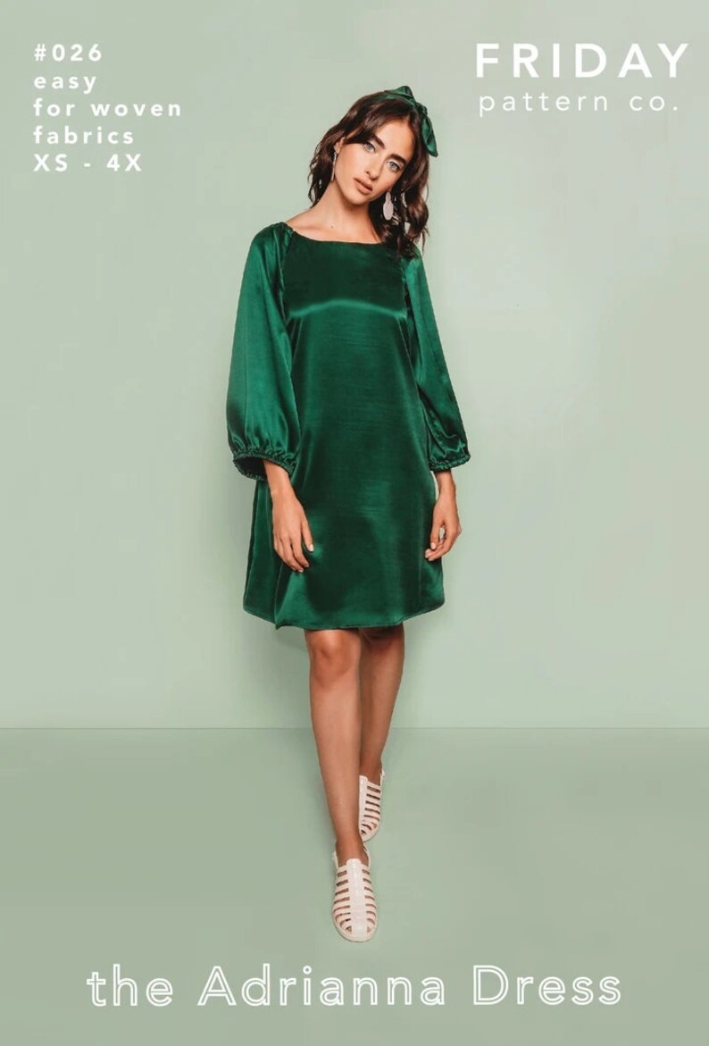 Friday Pattern Co US / Printed Sewing Pattern / Adrianna - Etsy
