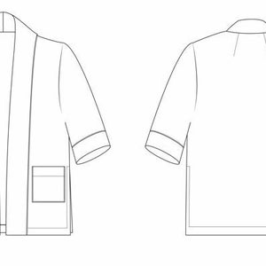 Sewing Workshop / Printed Sewing Pattern / Ikina Two Jacket - Etsy