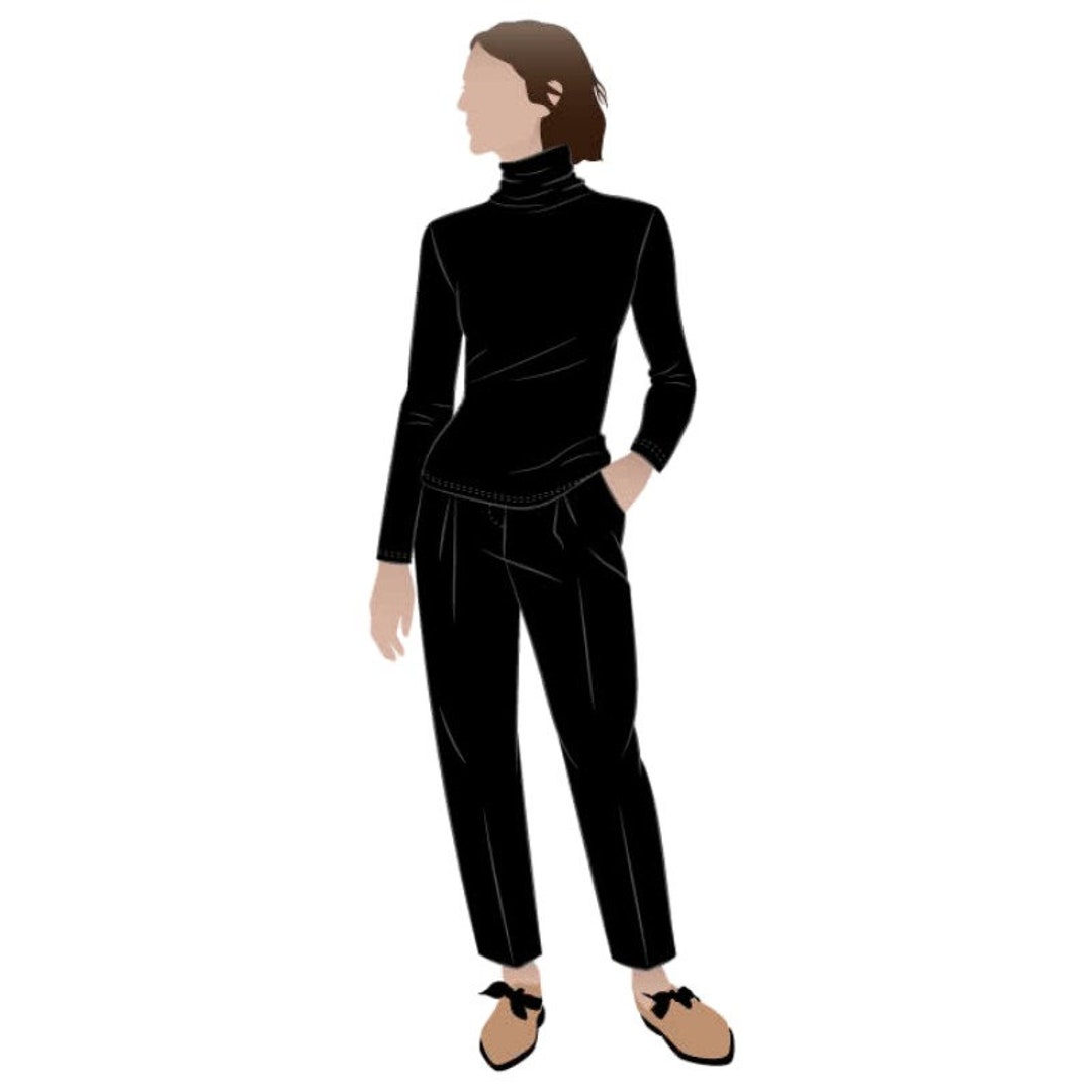 Style Arc / Printed Sewing Pattern / Debra Turtleneck - Etsy