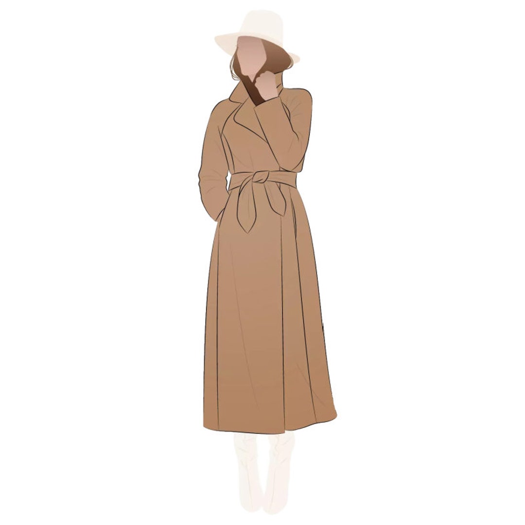 Style Arc / Printed Sewing Pattern / Ormond Coat - Etsy