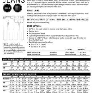 Thread Theory CAN / Printed Sewing Pattern / Quadra Jeans - Etsy