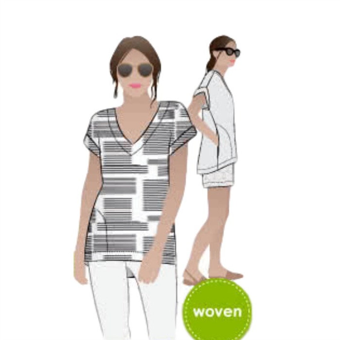 Style Arc AUS / Printed Sewing Pattern / Elani Tunic - Etsy