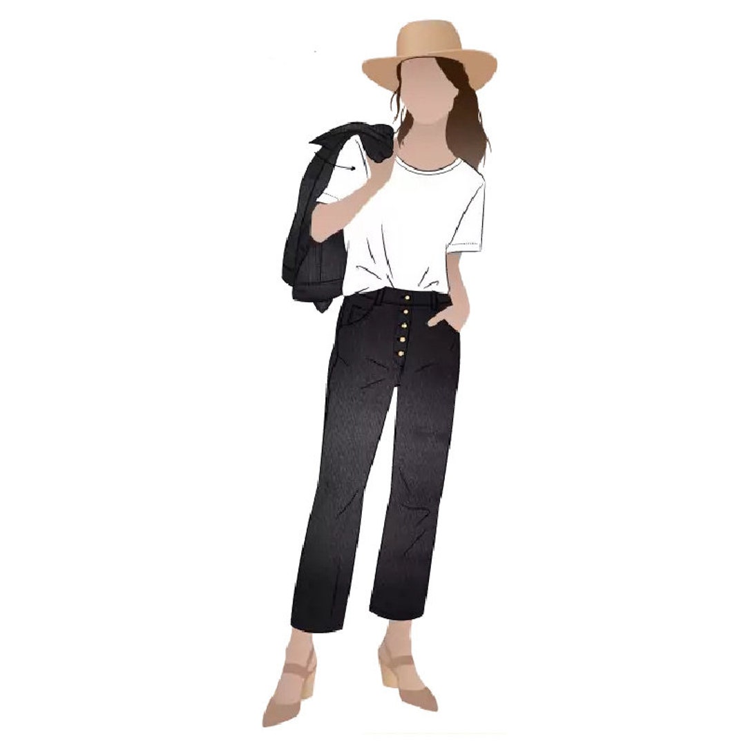 Style Arc / Printed Sewing Pattern / Elwood Jean - Etsy