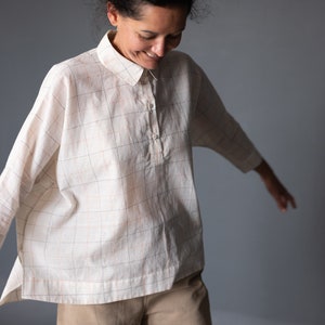 Printed Sewing Pattern / Boxy Popover Top / Womenswear - Etsy