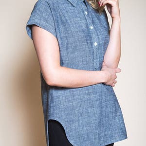 Closet Core / Printed Sewing Pattern / Kalle Shirt + Shirtdress - Etsy