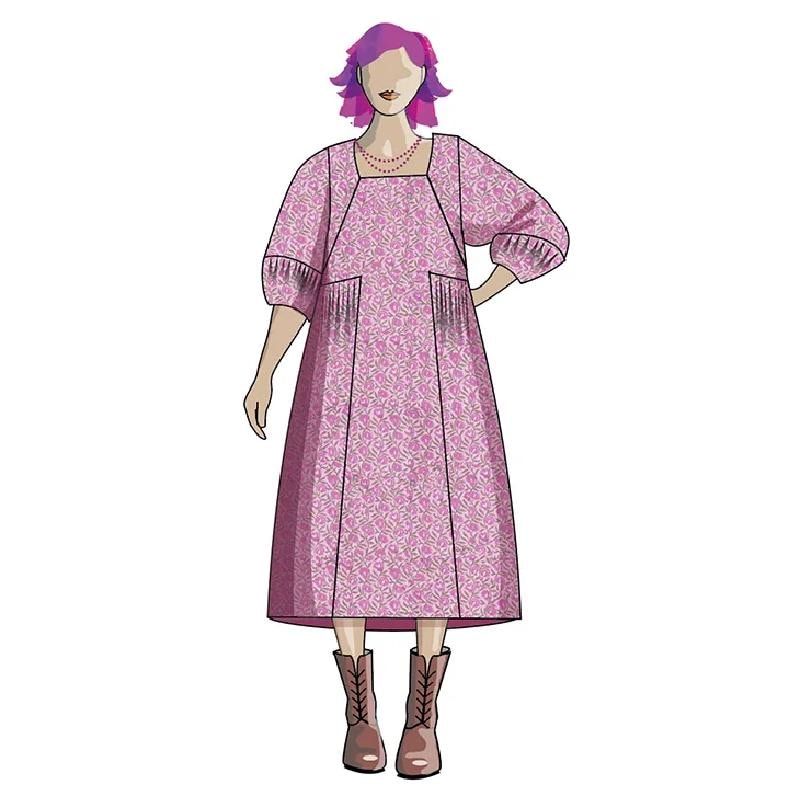 Panel Dress Pattern - Etsy