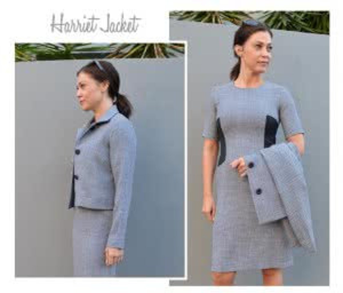 Style Arc / Printed Sewing Pattern / Harriet Jacket - Etsy