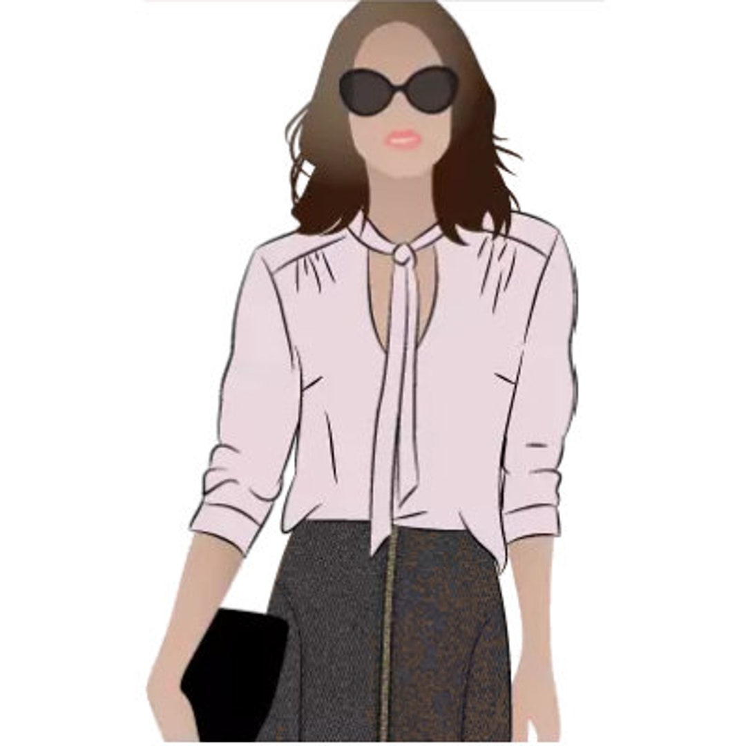 Style Arc / Printed Sewing Pattern / Holly Blouse - Etsy