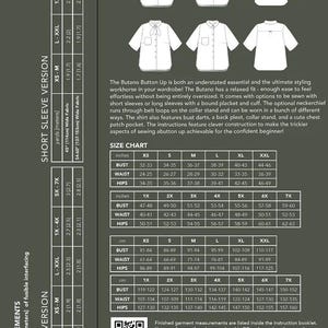 Friday Pattern Co / Printed Sewing Pattern / Butano Button Up - Etsy