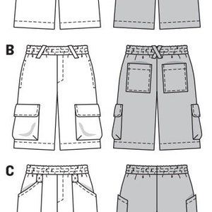 Burda Style Sewing PATTERN 7381 Mens Shorts - Etsy
