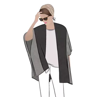 Style Arc / Printed Sewing Pattern / Mickie Cape - Etsy