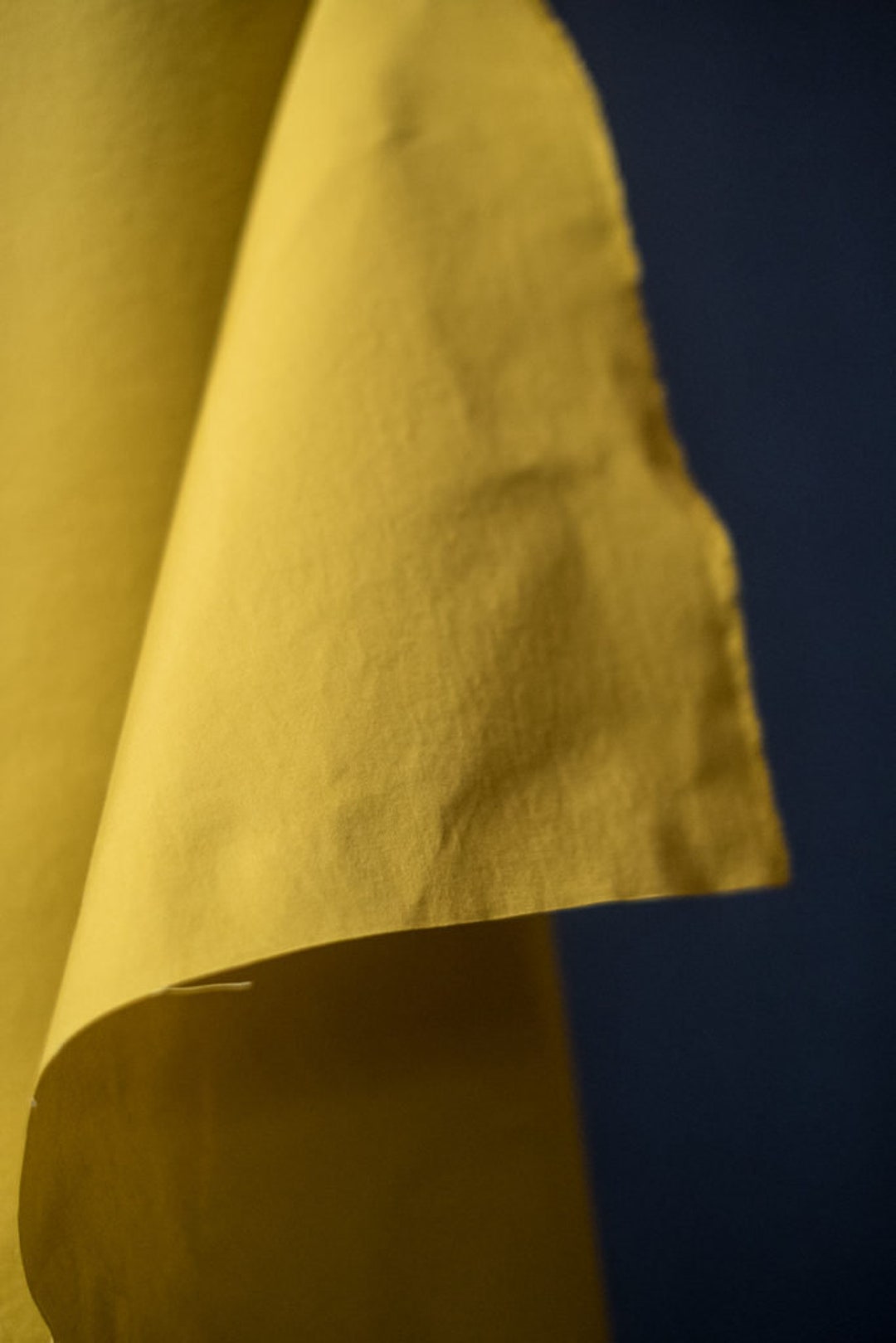 Dry Organic Cotton Oilskin / Yellow - Etsy