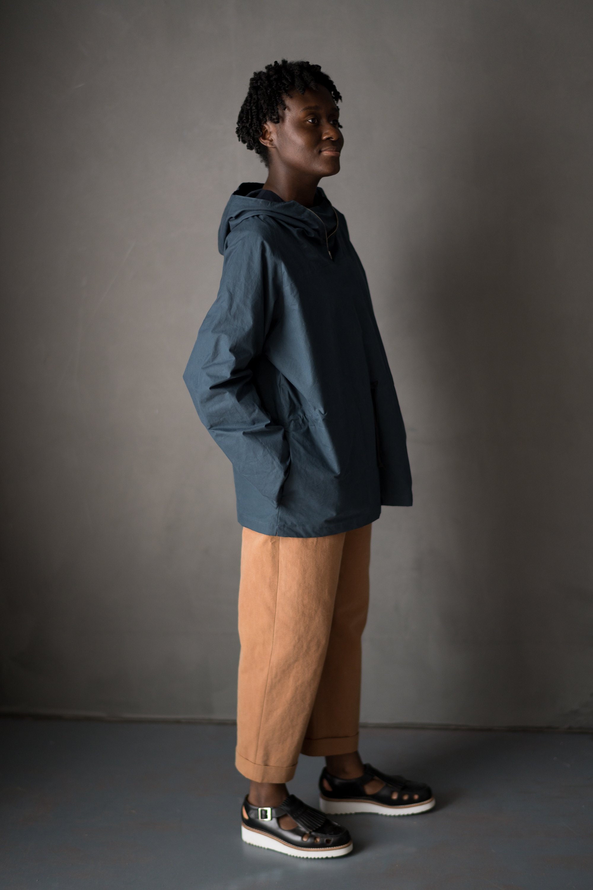 Dry Organic Cotton Oilskin / Midnight - Etsy