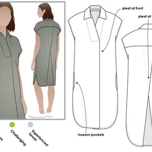 Style Arc AUS / Printed Sewing Pattern / Autumn Dress - Etsy