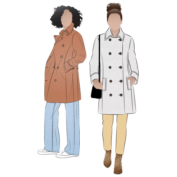 Pea Coat Pattern - Etsy