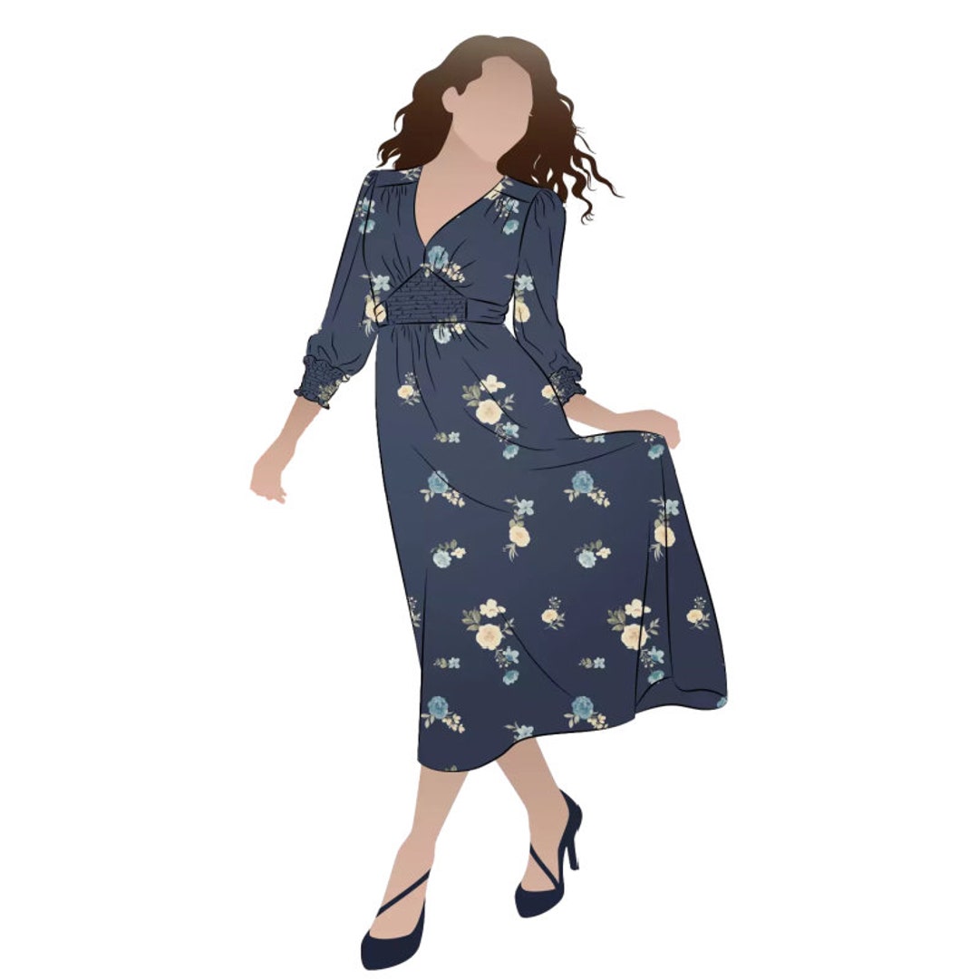 Style Arc / Printed Sewing Pattern / Philomena Dress - Etsy